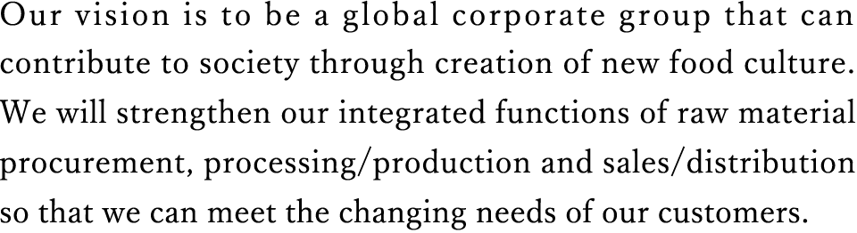 Mission Statement and Corporate Vision